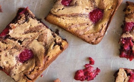 Raspberry Cream Cheese Brownies